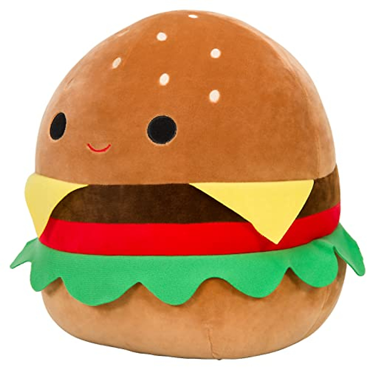Squishmallows Original 16-Inch Large Carl The Cheeseburger - Official Jazwares Plush - Collectible Soft & Squishy Cheeseburger Stuffed Animal Toy - Add to Your Squad - Gift for Kids, Girls & Boys