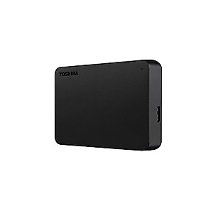 Toshiba Canvio Basics 4TB Portable External Hard Drive USB 3.0, Black - HDTB440XK3CA
