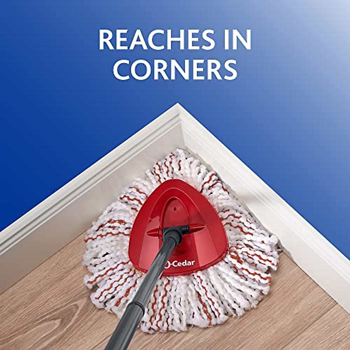 O-Cedar EasyWring Deep Clean Refill (1-Pack) | 40% More Cleaning Power | Microfiber Mop Refill Compatible with O-Cedar EasyWring Spin Mop & Bucket System