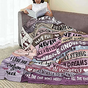 to My Sister Gift from Sister Ultra-Soft Micro Fleece Blanket Flannel Throws Blankets Sister in Law Sisters Warm Quilts for Bed Couch Travel Beach Throw Banket(60"x50", Gift for Sister Blanket)