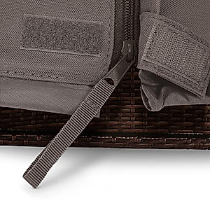 Classic Accessories Ravenna Water-Resistant Round Stand-Up Patio Heater With Table Cover, 32 x 84 Inch