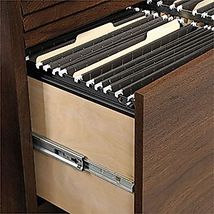 Sauder Englewood Lateral 2-Drawer Office File Cabinet, Spiced Mahogany Finish