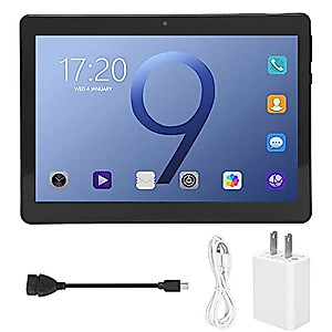 Dual Band Tablet with IPS Screen Dual SIM Slots Black Gray Tablet 3GB RAM 32GB ROM for 10 for Home (US Plug)