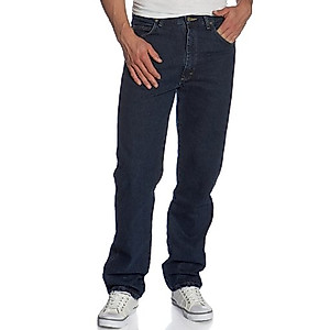 Wrangler Men's Rugged Wear Classic Fit Jean, Retro Stone, 36x32