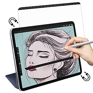 Hoktods Paper Magnetic Screen Protector for iPad Pro 11 Inch/iPad Air 4th Generation 10.9 Inch, Pencil Feel, Washable, Removable, Reusable magnetic Paper for Drawing