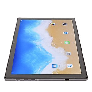 Tablet PC, 5G WiFi Dual Card Dual Standby 100-240V 10.1 Inch Tablet Gray 8MP Front 13MP Rear for Drawing for Android 12 (US Plug)