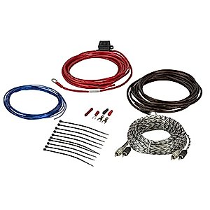 Scosche Install Centric ICAK12 True 12 Gauge Hybrid OFC 2-Channel High Current Amplifier Wiring Kit Accessory Installation Wiring Kit for Boat, Motorcycles, ATV’s and UTV’s