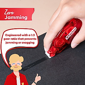 XFasten Adhesive Roller for Scrapbooking, 8mm x 30ft 4-Pack Double Sided Glue Tape Roller, Scrapbook Supplies for Adults, Photo Tape for Scrapbooking