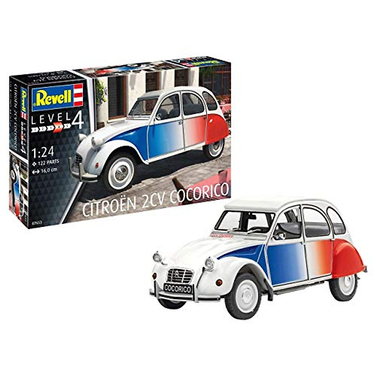 Revell RV07653 Citroen 2CV Cocorico 1:24 Model kit