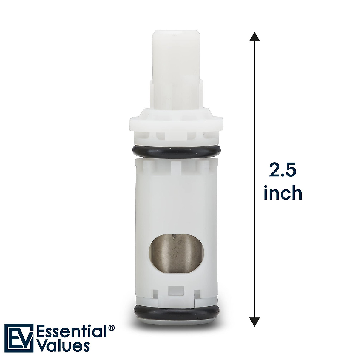 1224 Moen Replacement Faucet Cartridge – Aftermarket Replacement Compatible with 2 Handle Faucets & Moen Tub Shower | Durable Brass 1224b and Plastic - 2 PACK