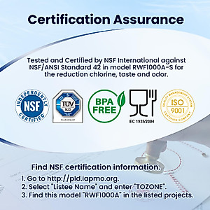 GOLDEN ICEPURE 5231JA2005A Replacement for LG LT600P, 3PACK, 469990, RFC1000A, WF300, FML-2 Refrigerator Water Filter 5231JA2006B, LFX25961SB, LSC27931ST, LFX25971ST, LRSC26925TT, LSC27990TT