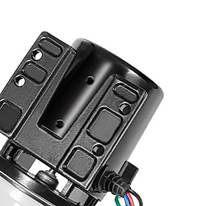 Pump Motor Assembly Replacement for Hoshizaki PA0613 Ice Machine Water Pump, Includes Run Capacitor and Wire Leads 120V 60Hz 10W 0.4 Amp