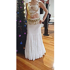 Vintage Silver/Bronze Waist Chian Hollow out Carving Rhinestone Crystal Body Chain Summer Beach Body Waist Chain Jewelry (Brown)