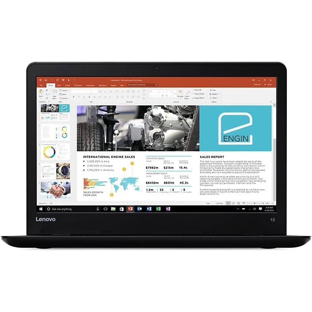 Lenovo Thinkpad 13 Business Laptop, 13.3" FHD (1920x1080) IPS Laptop, Intel Celeron 7th Generation Processor 3865U 1.8GHz, 8GB DDR4 RAM, 128GB SSD, Webcam, Window 10 pro (Renewed)