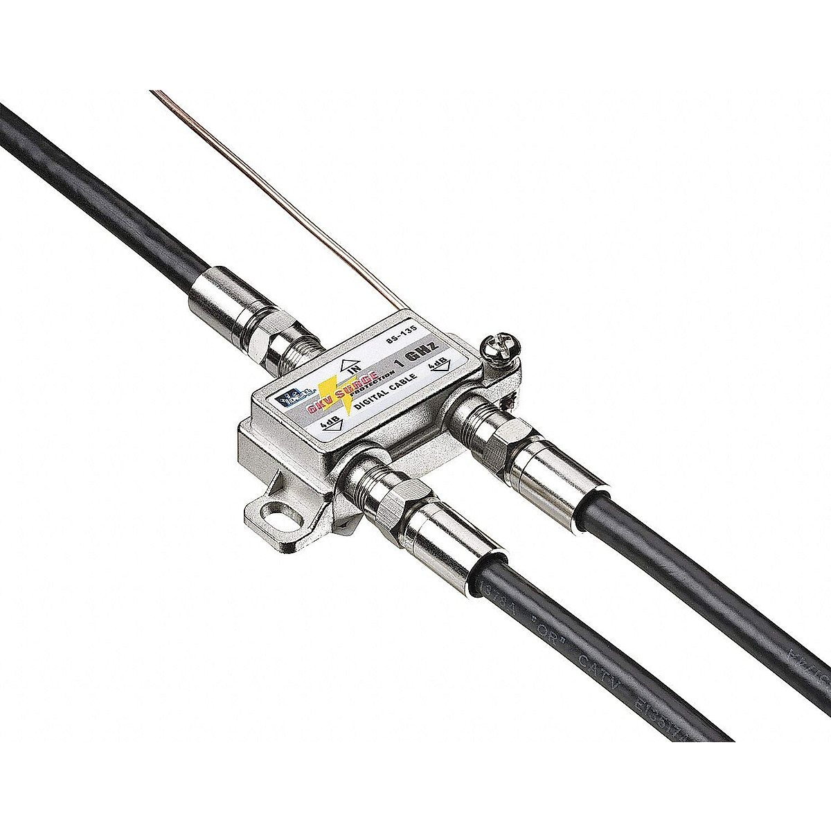 Cable Splitter, 2-Way, F-Type, 1 GHz