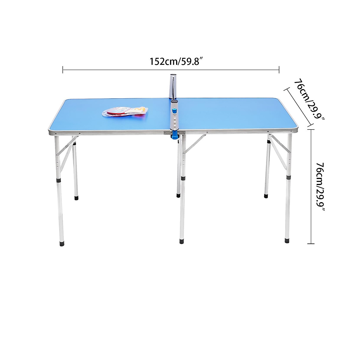 Ping-Pong Tables,Outdoor Ping Pong Table,Table Tennis Tables,Indoor Ping-Pong Tables with Accessories Including Rackets,Net and Table Tennis Balls,Foldable Easy Assembly,for Home Office Family