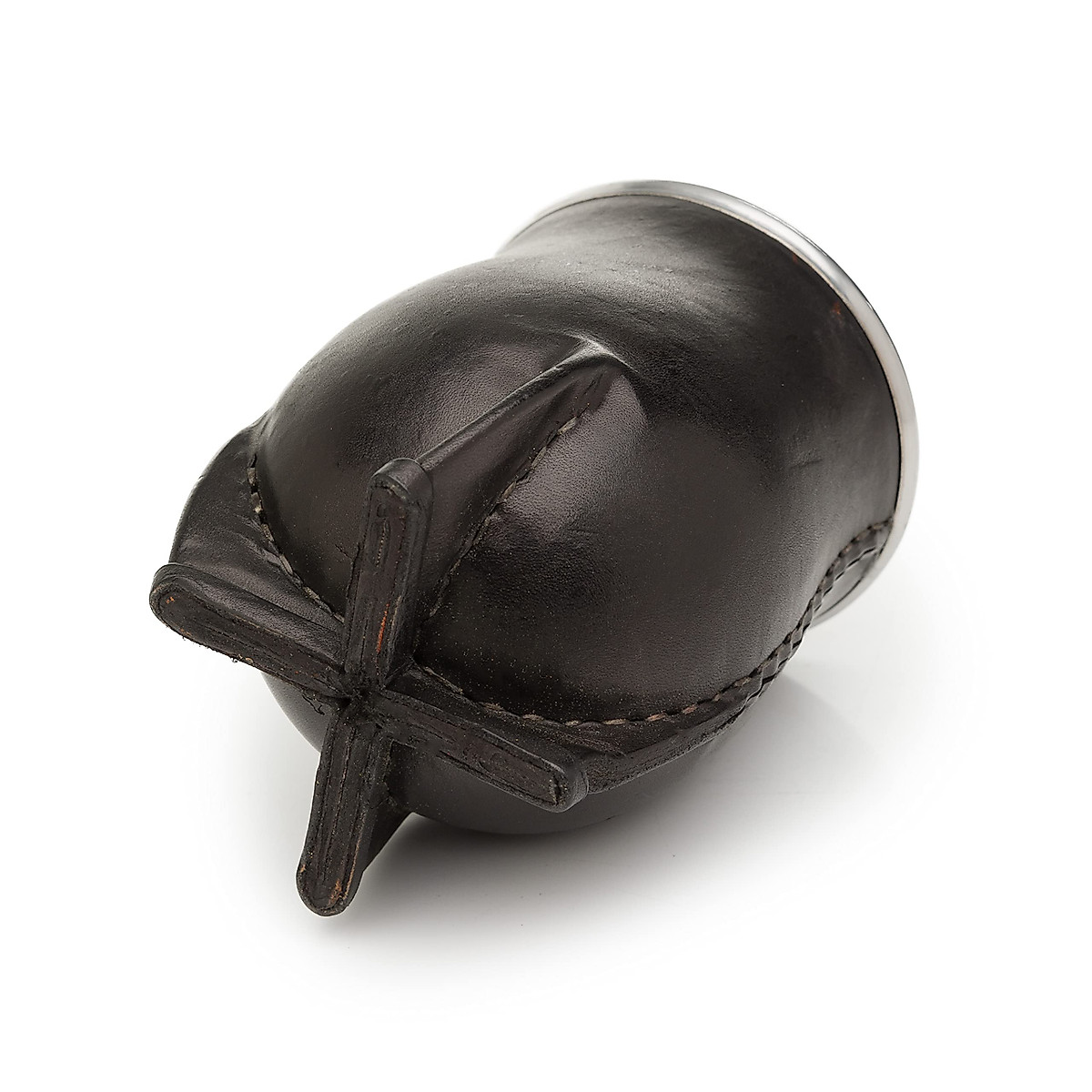 THEARG | Yerba Mate Gourd Set with Stainless Steel Straw | Handmade Leather Yerba Mate Cup and Bombilla Set from Argentina - Beach Essentials - Idea for Gifts | Travel Cup Mate - Taza para Mate