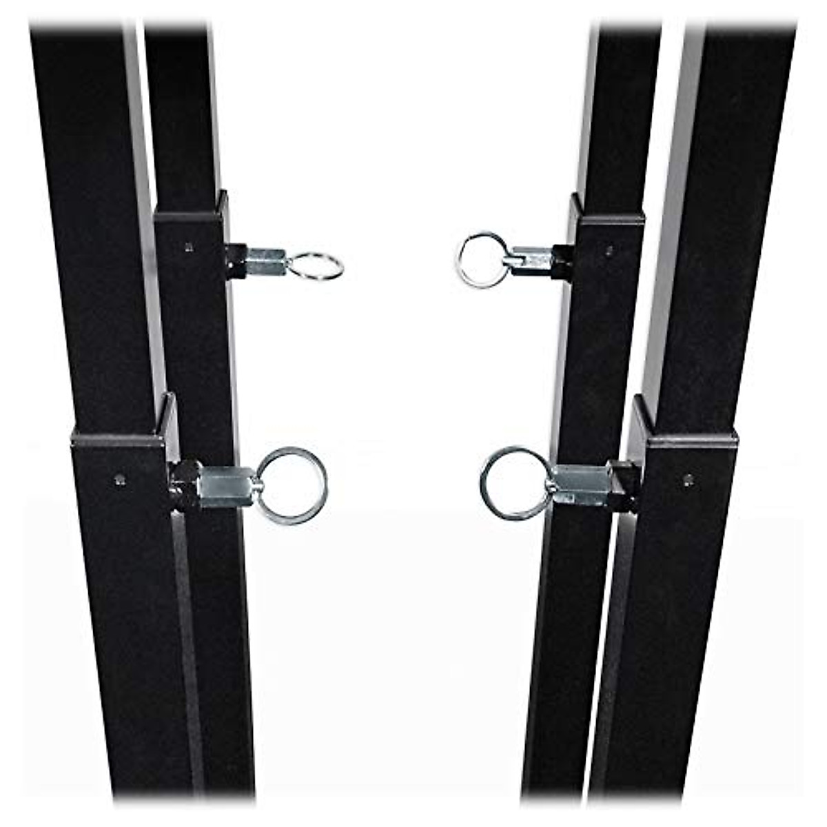 Rockville Adjustable Totem Moving Head Light Stand+Scrim+Bag, 8 ft. Black (RTP82B)