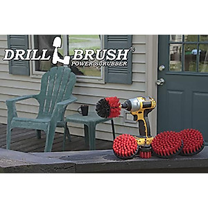 Cleaning Supplies - Drill Brush - Bird Bath - Gnome - Gargoyles - Garden Statues - Outdoor Water Fountain - Headstones - Granite Cleaner - Hard Water Stain Remover - Scrub Brush Kit - Grout Cleaner