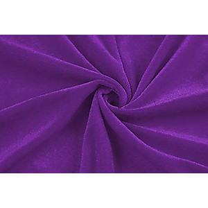 ALIZIWAY Kids Hooded Velvet Cloak Purple Cape for Halloween Christmas Cosplay Costumes 8-16 Years 109PL