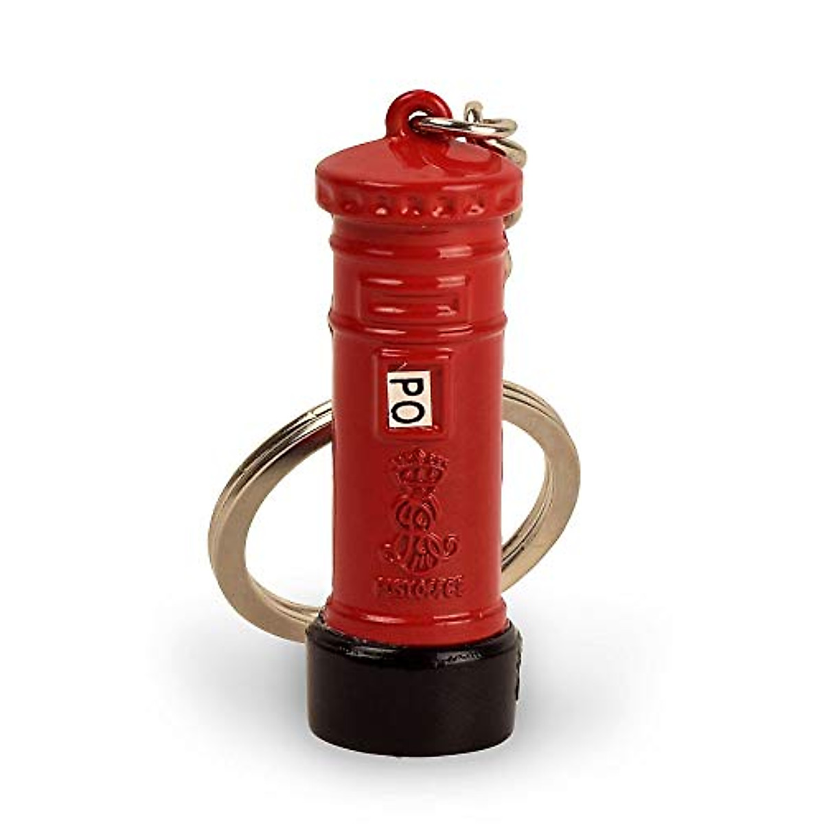 BOHS London Souvenir Gift - British Cultural Icons Landmark Die-cast Keychain Keyring - Small Metal Miniature Model (5 pcs)