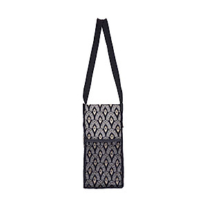 Signare Tapestry Shoulder Bag Shopping Bag for Women with Luxor Art Deco Style