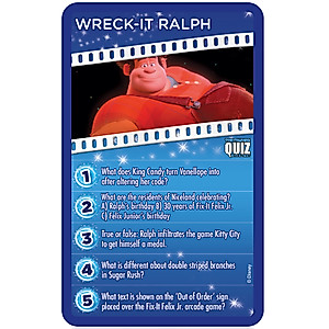 Top Trumps Disney Classic Quiz Game, 500 questions to test your knowledge and memory on Frozen, Bambi, Encanto and Ralph breaks the Internet, educational gift for ages 6 plus