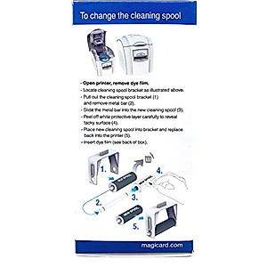 Magicard MA300YMCKO Color Ribbon Kit (YMCKO, 300 Prints) for Enduro, Rio Pro, and Pronto Series Card Printers Straight from Manufacturer