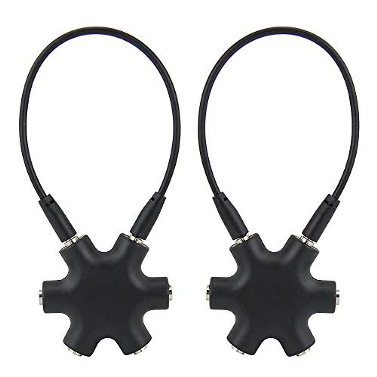 JOYISEN 2PCS Multi Headphone Splitter 3.5mm Headphone Audio Jack ...