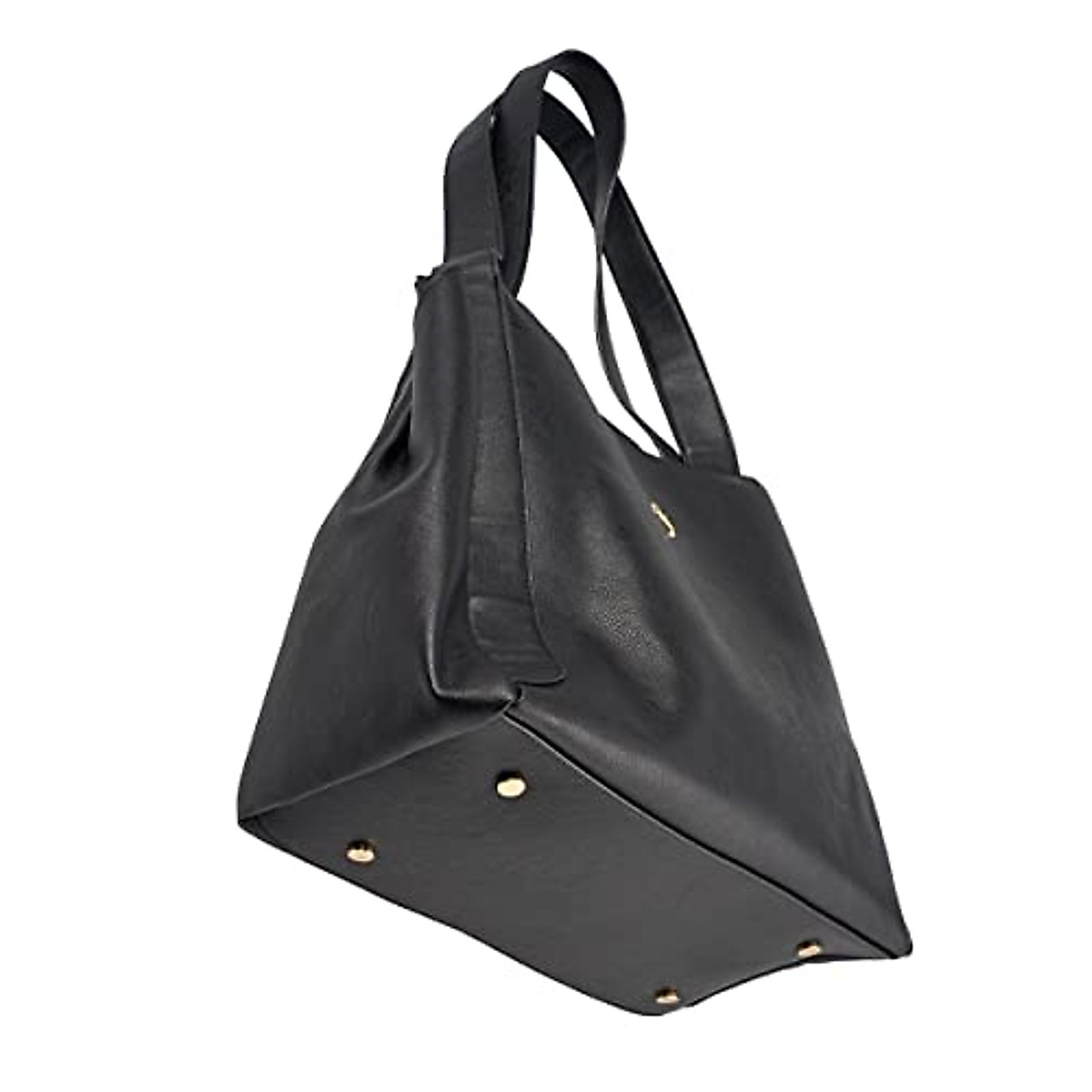 Loulu - Hayden Hobo Handbag - Black