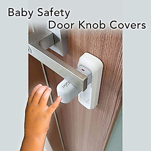 Heart of Tafiti Door Lever Safety Lock, Child Safety, Kids Toddler Proof 2 Pack