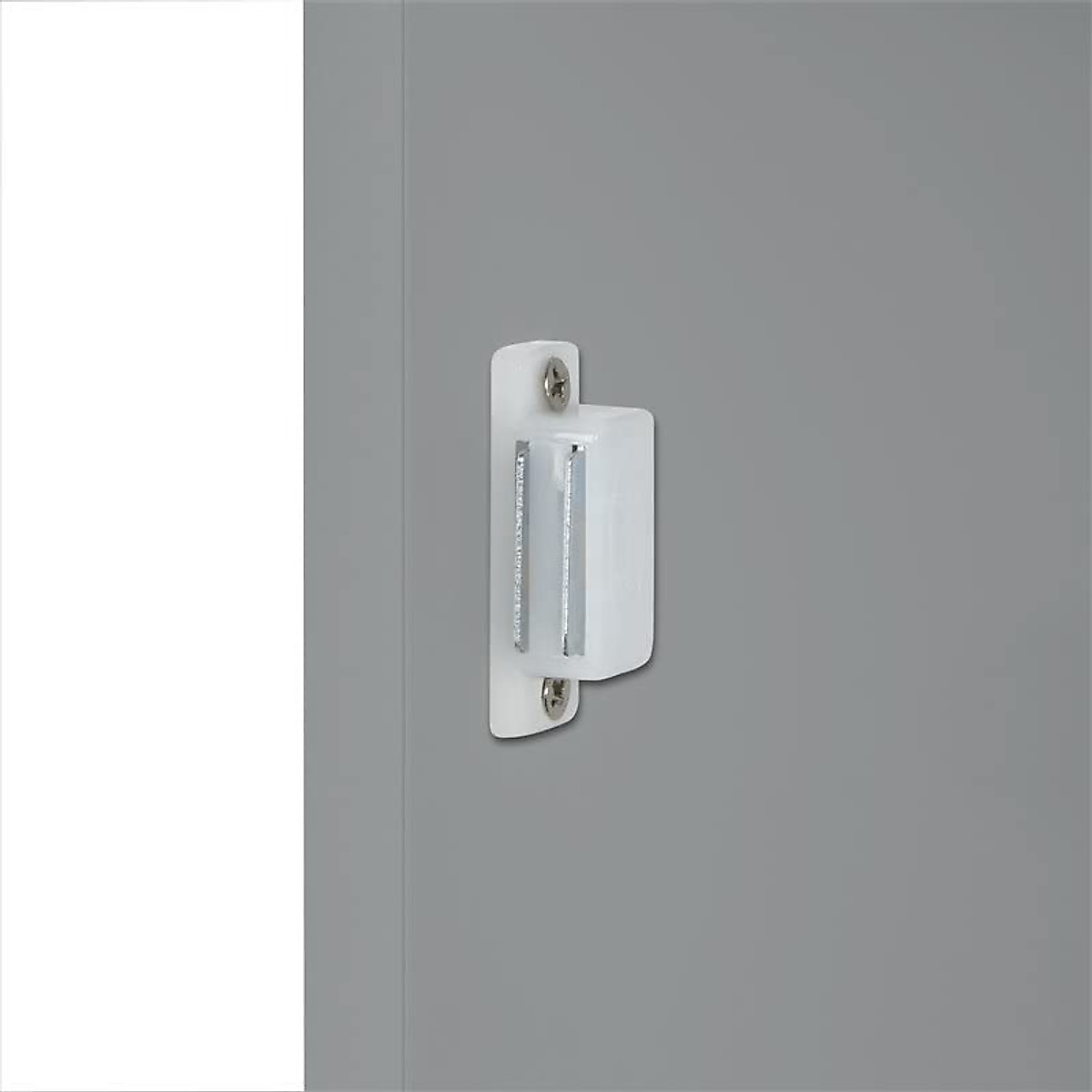 RiverRidge Ashland Collection 1 Door, 3 Drawer, Gray Floor Cabinet