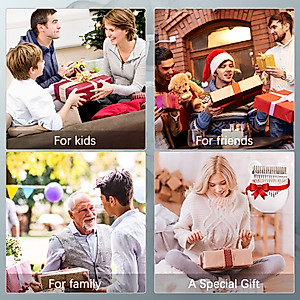 Acrylic Kalimba Thumb Piano,YUNDIE Portable 17 Keys Mbira Crystal Finger Piano, Musical Instruments Birthday Gift for Kid Adult Beginners Professional(Clear) (17 Keys)