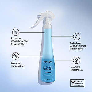 PRAVANA Intense Therapy Leave-In Conditioner Spray Treatment & Detangler | Instantly Detangles & Hydrates | Equalizes Hair Porosity | For All Hair Types | Strengthens & Softens Hair | 10.1 Fl Oz