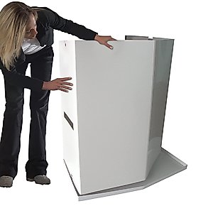Portable Counter Display with Header, Counter, Black Color Bag,22x28