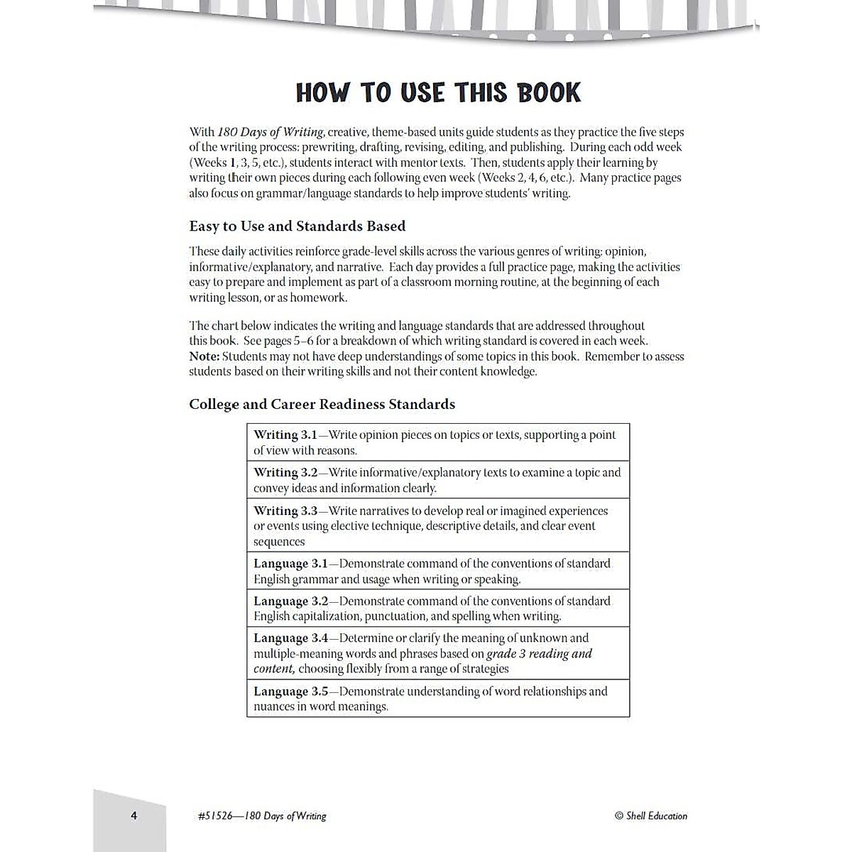 180 Days of Writing for Third Grade - An Easy-to-Use Third Grade Writing Workbook to Practice and Improve Writing Skills (180 Days of Practice)