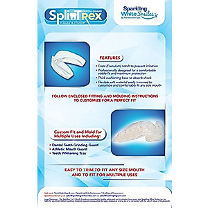 Professional Teeth Mouth Guards for Teeth Grinding and Clenching - Dental Protectors for Bruxism - 4 Pack - BPA Free - Multi Use - Free Storage Case