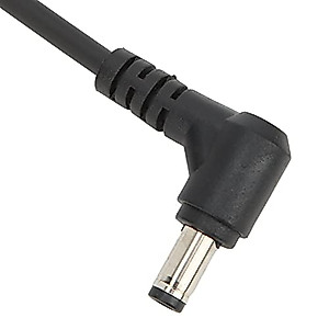 90 Degree Type C to DC Charging Cable, Type C USB C Male to DC 5.5X2.5mm Male Power Jack Notebook Charging Cable Coiled Spring Charging Cord, 12V 5A