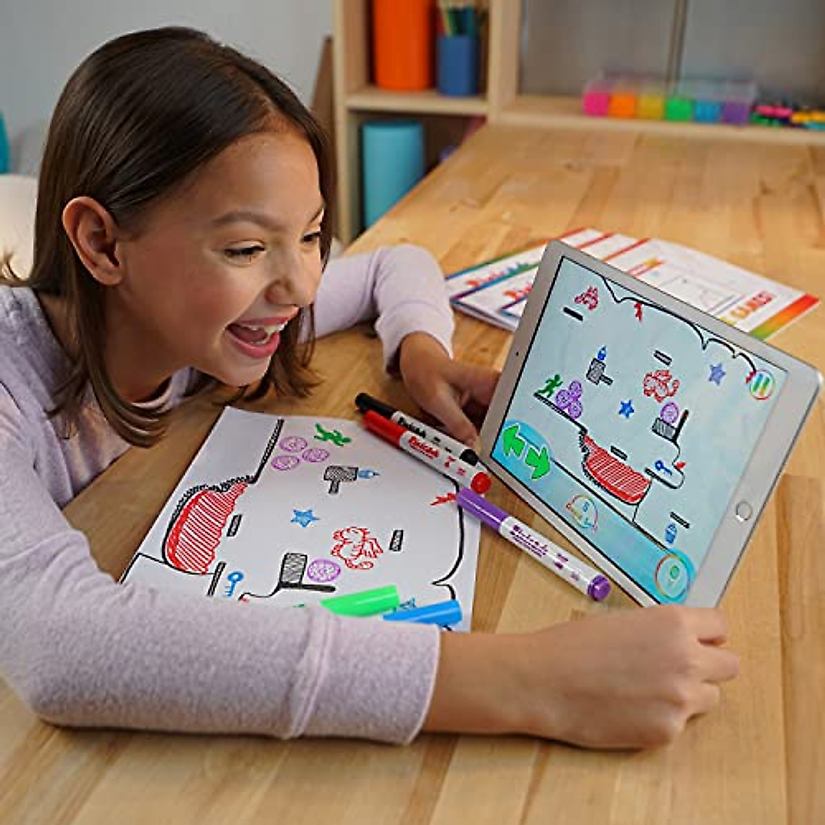 Pixicade Video Game Maker | STEM Kit to Create & Play Your Own Video Games | Educational Toy for Girls and Boys Ages 6+ | Creative & Learning Fun | Draw Your Own Video Game & Bring it to Life