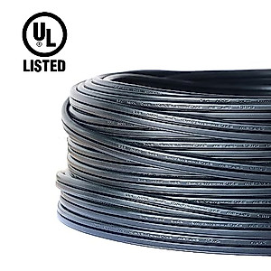 FIRMERST 16/2 Low Voltage Landscape Wire Outdoor Lighting Cable UL Listed 200 Feet