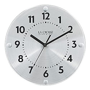 La Crosse Technology 10-inch Orion Metal Wall Clock with Silent Movement - 404-3725