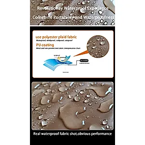 camppal 1 Person Tent Backpacking Tent for Camping Hiking Trekking Hunting Super Lightweight and Waterproof & Windproof 4 Season Mountain tent MT051 (Khaki)