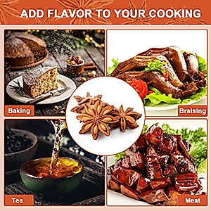 Sun I’farm Organic Star Anise, Chinese Star Anise Whole 3oz(85g), Fresh, Pure and Dried Anise Pods, Great for Cooking, Baking and Tea (3 ounce)