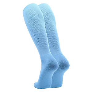 TCK TS All Sport Polyester Baseball Football Soccer Volleyball Tube Sock (Columbia Blue, Medium)