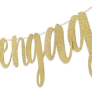 Happy Engagement Banner - Engagement Party Decorations Sign,engaged Party Decoration,wedding Engagement Banners, Wedding Shower Bride to Be Decorations,