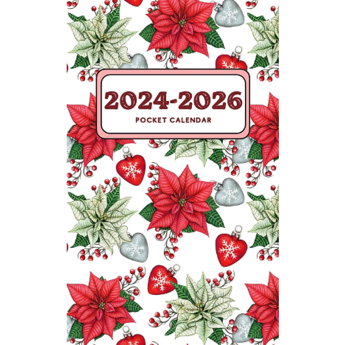 2024-2026 Pocket Calendar: 3 Years Monthly Planner from Jan 2024- Dec 2026 for Purse