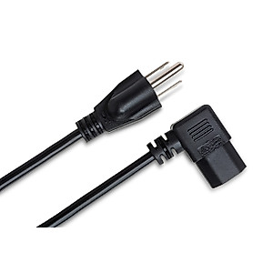 Hosa PWC-141R Right Angle IEC C13 to NEMA 5-15P, 1 Feet