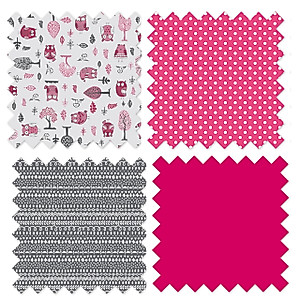 Bacati - Toy Chest Owls in the Woods Pink/Grey