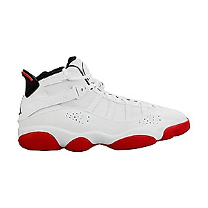 Nike Jordan Men's 6 Rings Basketball Shoes 322992-012 White/University Red