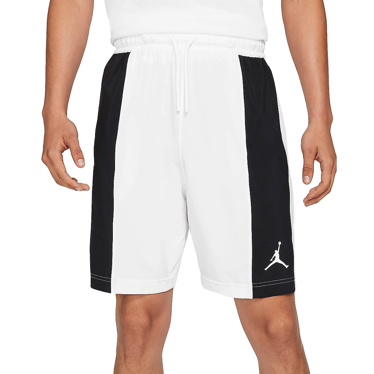 Jordan Dri-FIT Air Men's Woven Shorts CZ4773-100 (White/Black/White), Large